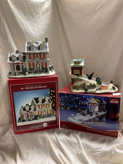 2006 Holiday Time "Musical Motional Skiing Scene", The Village ...