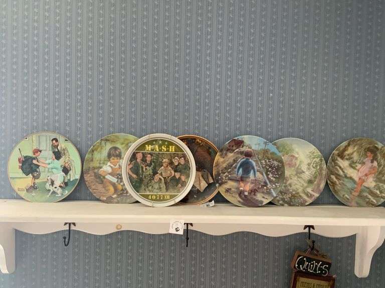 Norman Rockwell, Rusty Money, Royal Orleans. Plates 7 pieces - Brian ...
