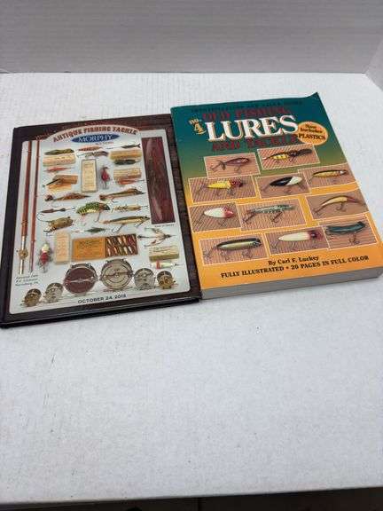 4 Old Fishing Lures Antique Fishing Tackle Books - Brian Burke Auctions