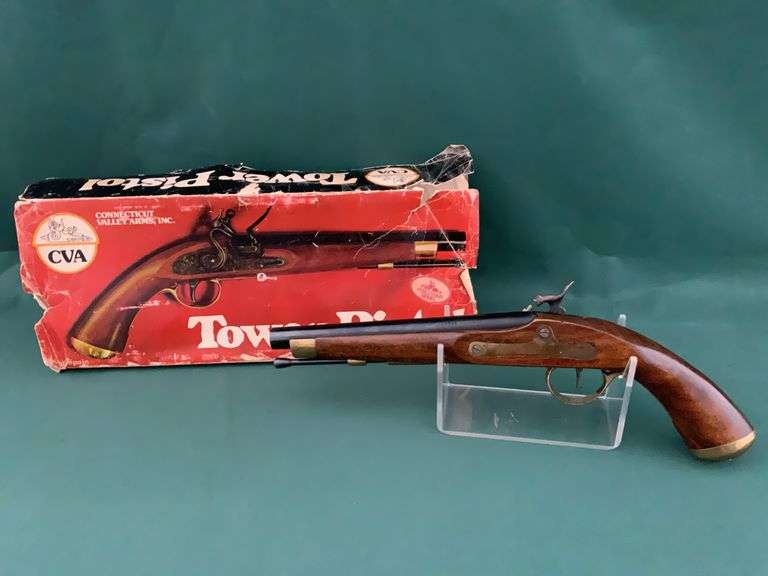 Spain/Cva, tower pistol, .45cal Percussion black powder pistol, SN ...