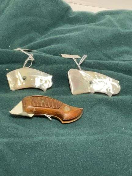 Three sets of Smith & Wesson revolver grips - Brian Burke Auctions