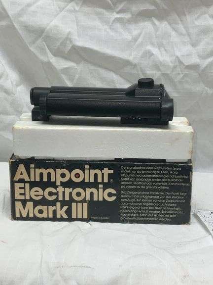Vintage Aimpoint mark III electronic sight with original box, appears ...