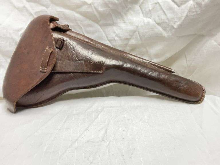 Artillery Luger, leather holster with Cleaning rod and combo tool ...