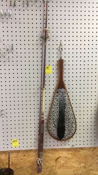 Vintage Hand crafted net, Orvis Battenkill 21. Appears to be slightly ...