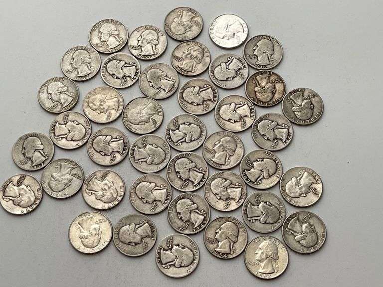 (40) Pre-1964 Quarters - ByceAUCTION LTD. Ohio License #2006000019