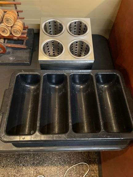 Flatware dispenser lot - ByceAUCTION LTD. Ohio License #2006000019