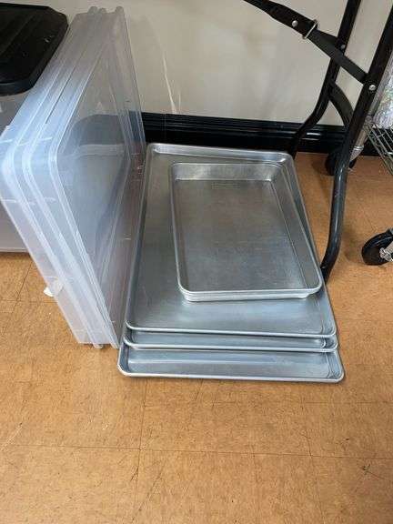 Three covered prep trays like new 26” x 19” also included our two ...