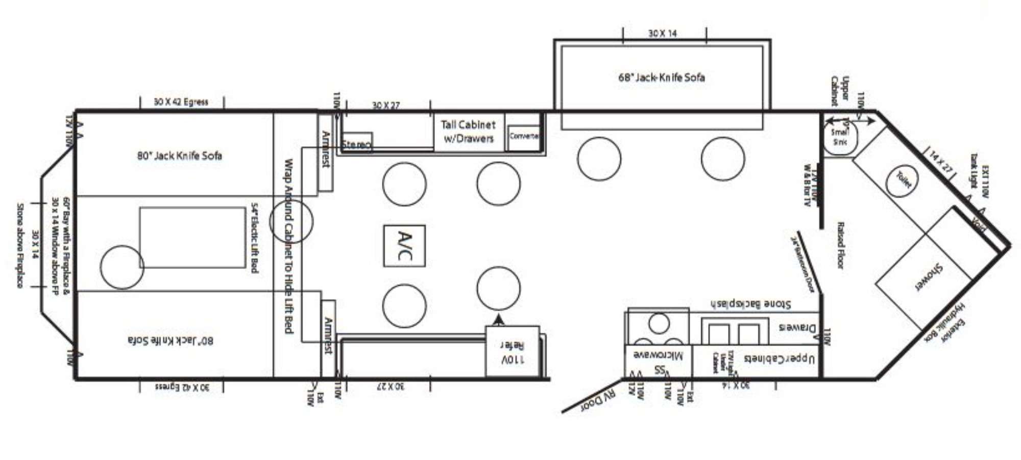 2022 AMERICAN SURPLUS ICE CASTLE RV 8X24V 20TH ANNIVERSARY - USED ...
