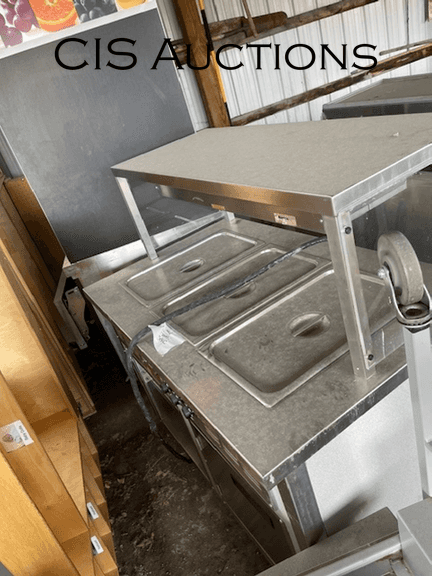 HOT SERVING DISPLAY TABLE - CIS Auctions