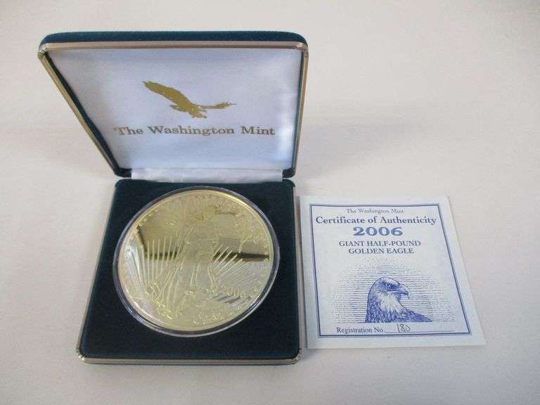 Washington Mint 2006 Golden Eagle Medallion - Prime Time Auctions, Inc.