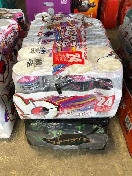Bang Energy Drinks, Monster Energy Drinks - Prime Time Auctions, Inc.