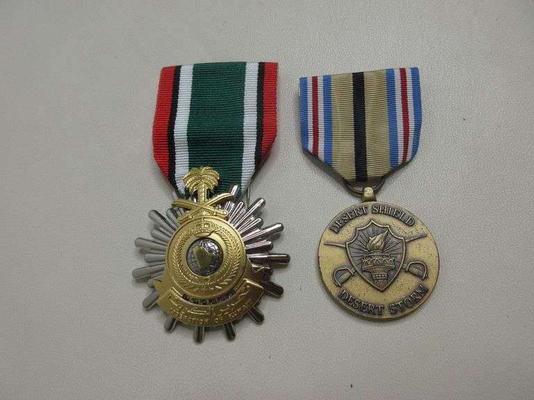Desert Shield and Liberation of Kuwait Military Medals, National ...