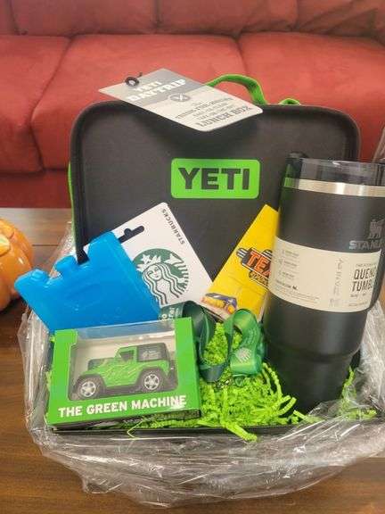 Yeti Cooler, Stanley Mug, $15 Starbucks Gift Card, Texas Roadhouse Gift ...