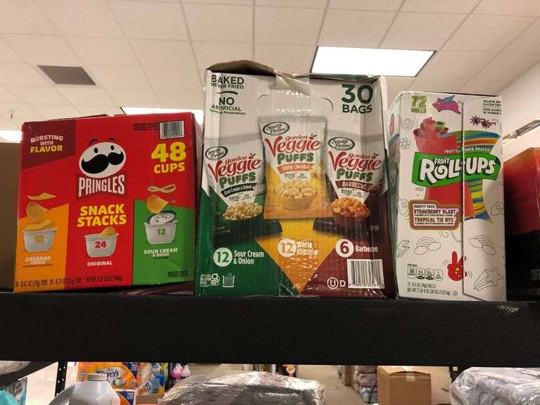 Pringles Variety Pack, Veggie Puffs Variety Pack, Fruit Roll Ups ...