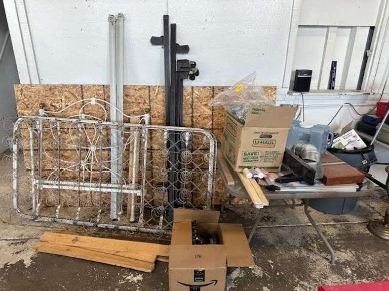 Metal Bed Frame, Plywood, Bath Faucet, Ballast, Poker Chips, Plastic ...