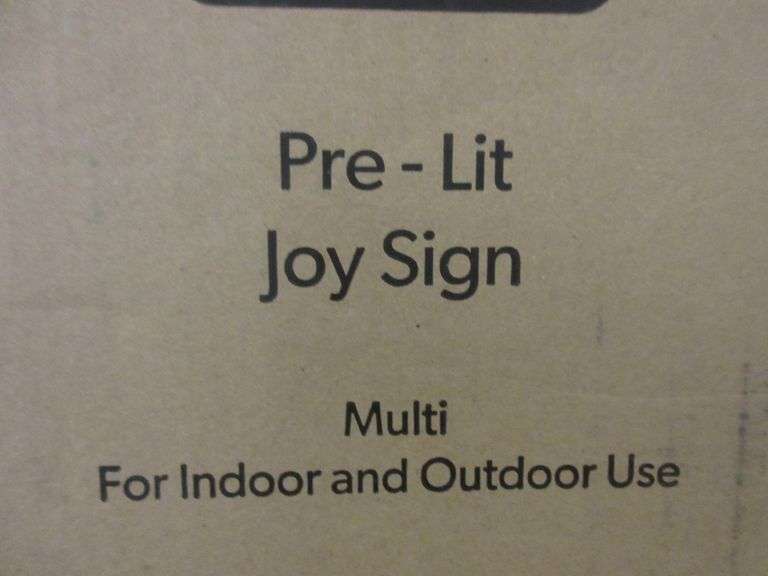 Members Mark Joy Sign - Prime Time Auctions, Inc.