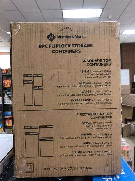 Members Mark Fliplock Containers - Prime Time Auctions, Inc.