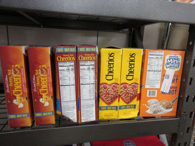 Cheerios, Honey Nut Cheerios, Frosted Mini Wheats - Prime Time Auctions ...
