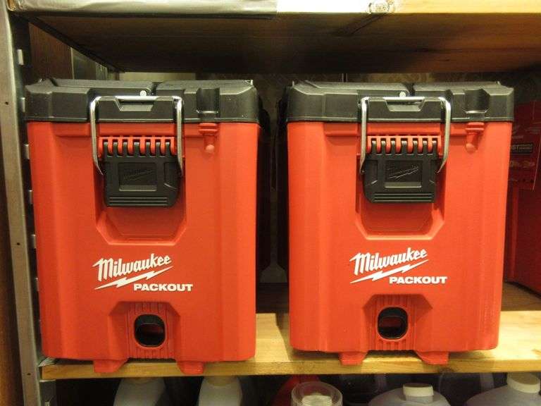 2) Milwaukee Packout Compact Tool Boxes - Prime Time Auctions, Inc.