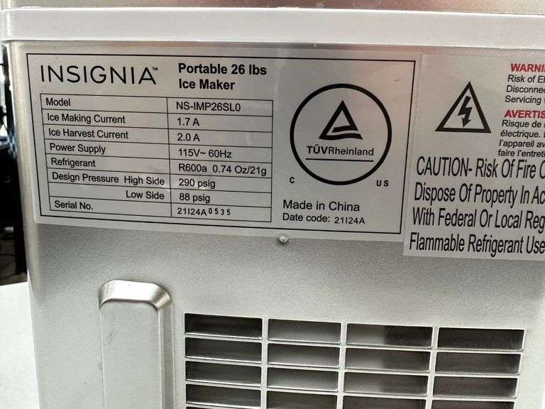 Insignia Ice Maker* - Prime Time Auctions, Inc.