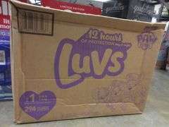 Luvs Diapers, 2) Huggies Diapers, Goodnights, Huggies Natural Care ...
