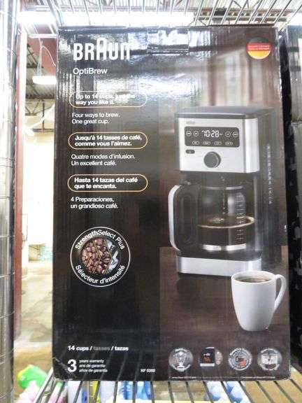 Braun Optibrew Coffee Maker Prime Time Auctions Inc 5633