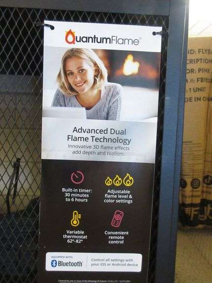 QuantumFlame Fireplace Heater - Prime Time Auctions, Inc.