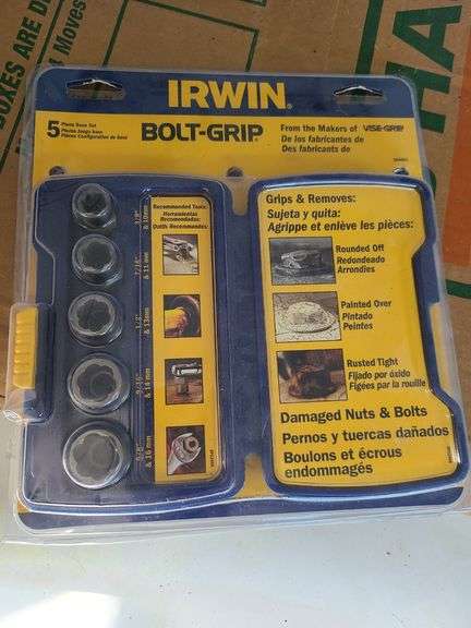 5 Piece Base Set Bolt Grips - Prime Time Auctions, Inc.