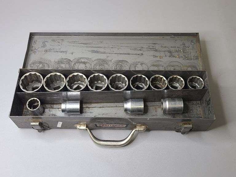 Vintage Craftsman Socket Set - Prime Time Auctions, Inc.