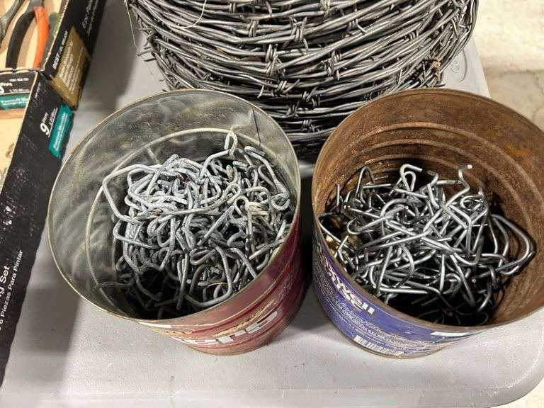 New Roll Barbed Wire, Post Clips - Prime Time Auctions, Inc.