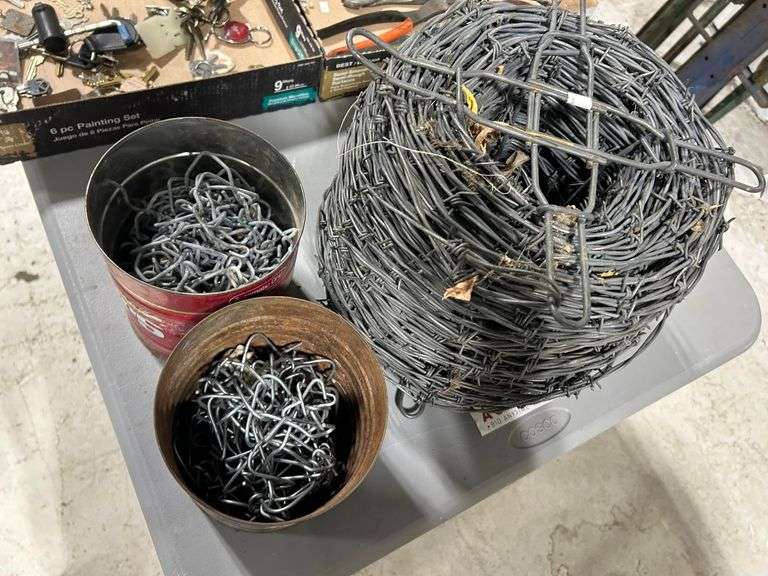 New Roll Barbed Wire, Post Clips - Prime Time Auctions, Inc.