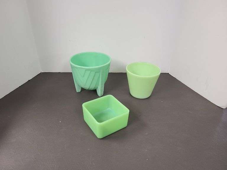 Vintage Jadeite Containers - Prime Time Auctions, Inc.