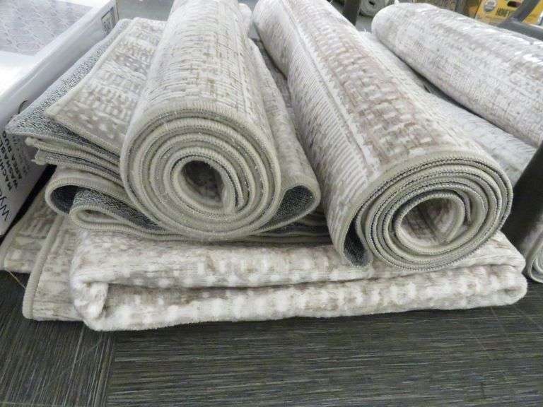 Wyatt & Ash Washable Area Rug, 2) Runners - Prime Time Auctions, Inc.