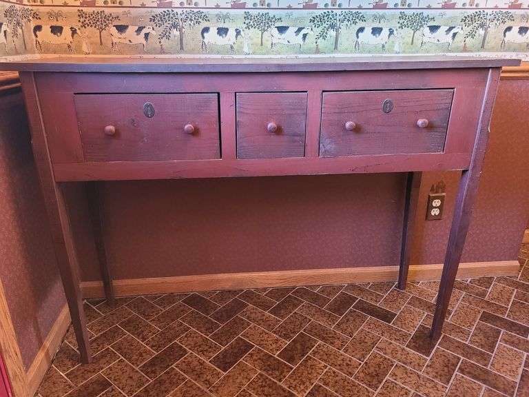 Entryway Table with Drawers - Prime Time Auctions, Inc.