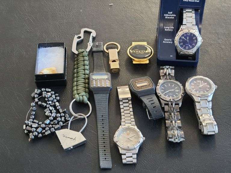 Assorted Watches, Keychains - Prime Time Auctions, Inc.