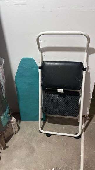 Step Stool, Small Ironing Board - Prime Time Auctions, Inc.