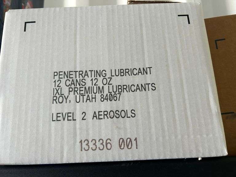 12) Cans of IXL Lubricant - Prime Time Auctions, Inc.