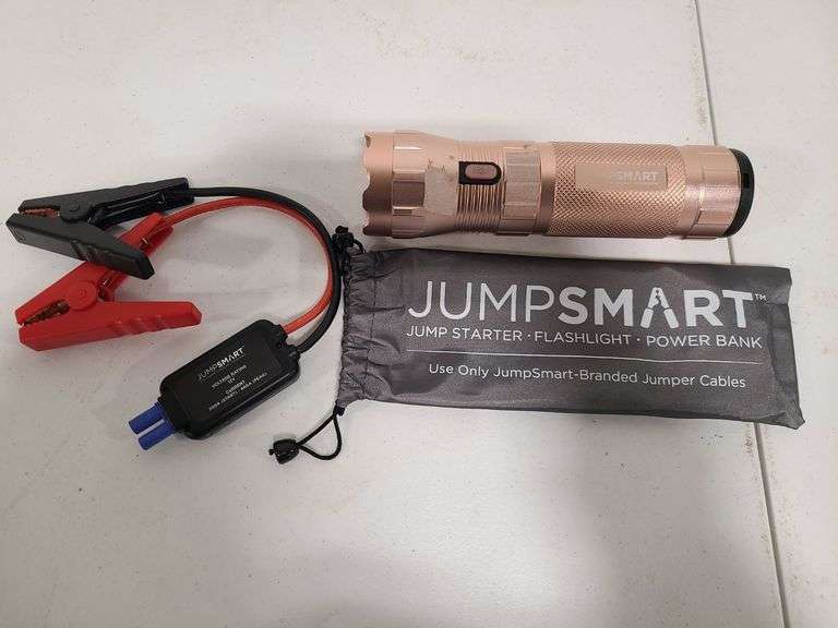Jumpsmart Jump Starter Flashlight Power Bank - Prime Time Auctions, Inc.
