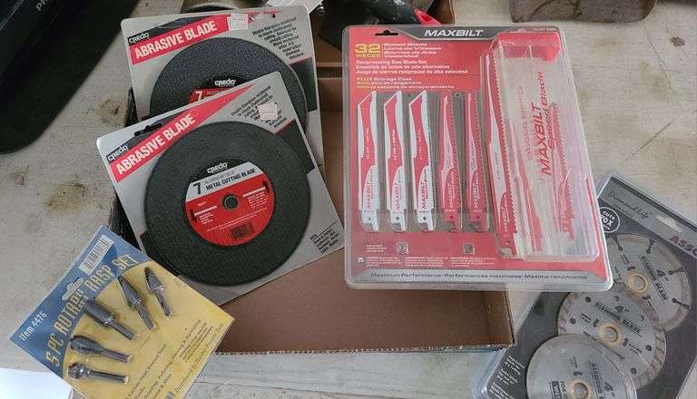 Metal Cutting Blades, Rotary Rasp Set, Reciprocating Saw Blades - Prime ...