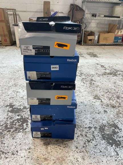 5 Pairs of Reebok Cleats Assorted Sizes - Prime Time Auctions, Inc.