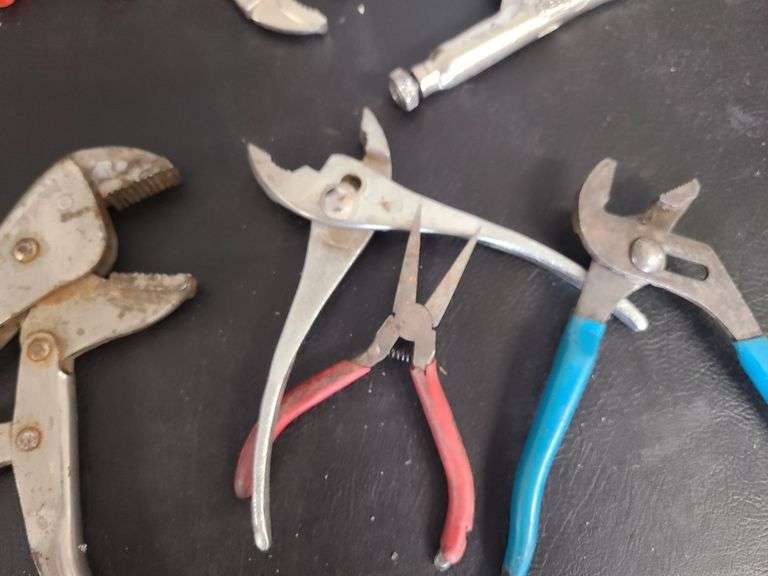 Vise Grips, Pipe Wrenches, Wire Cutters, - Prime Time Auctions, Inc.