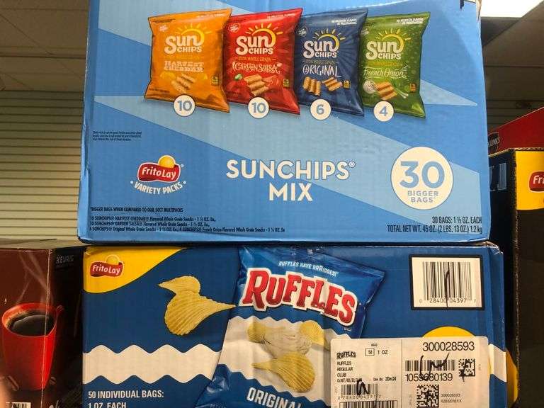 Sun Chips Mix, Ruffles Original - Prime Time Auctions, Inc.