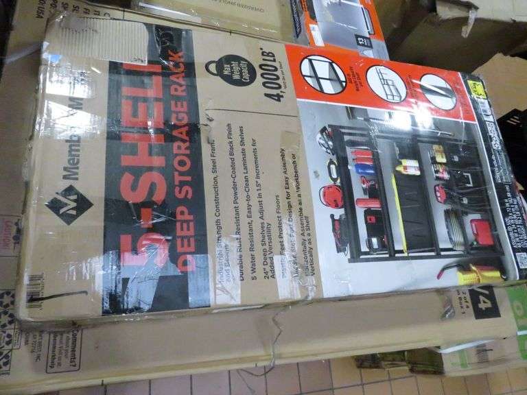 Five Shelf Deep Storage Rack - Prime Time Auctions, Inc.
