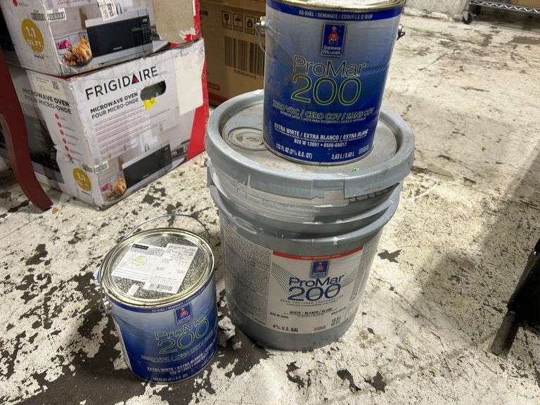 Sherwin Williams ProMar 200 Paint - Prime Time Auctions, Inc.