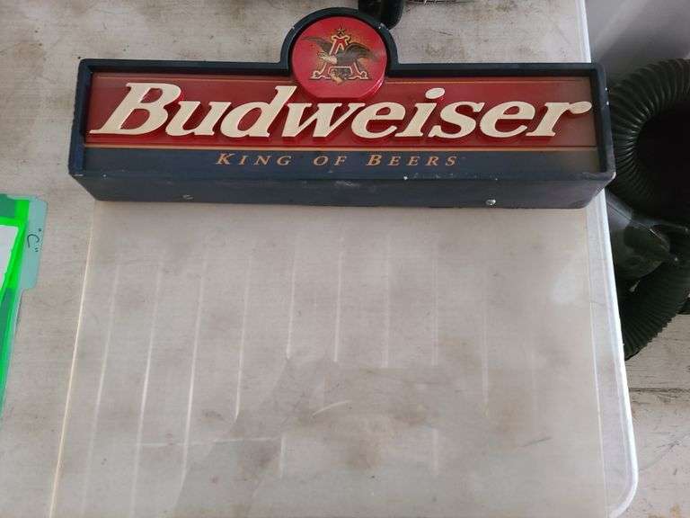 Budweiser Bar Sign - Prime Time Auctions, Inc.