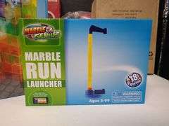 1) Marble Maze Puzzle, 1) Marble Run Launcher, 2) Marble Run Lights and ...