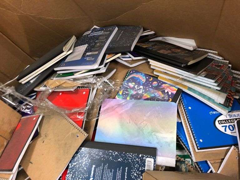 Pallet of Notebooks: College Ruled, Wide Ruled, Composition Books ... Pallet of Notebooks: College Ruled, Wide Ruled, Composition Books ...