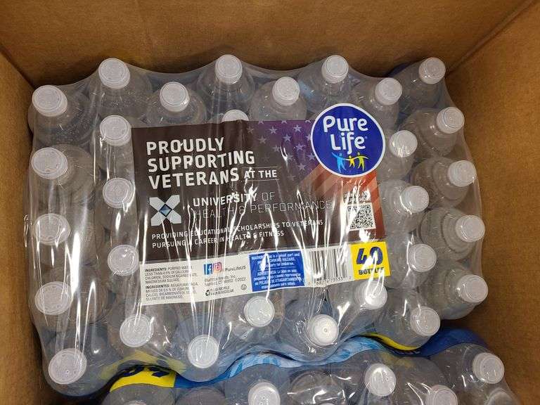2) Cases of Pure Life Water Bottles - Prime Time Auctions, Inc.