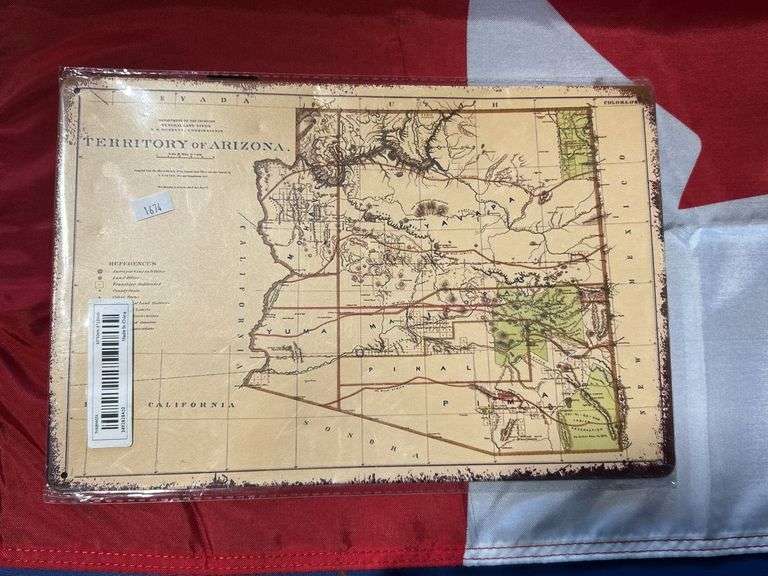 Arizona Sign, Canadian Flag - Prime Time Auctions, Inc.