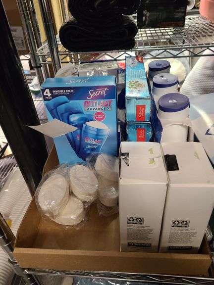 Secret Deodorant, Kirkland Bar Soap, Colgate Toothpaste, Dove Deep ...